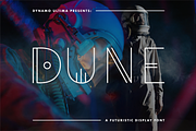 Dune - Futuristic Display Font, a Sans Serif Font by Dynamo Ultima