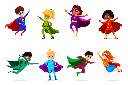 Superhero Stick Figures, a Person Illustration by PinkPueblo