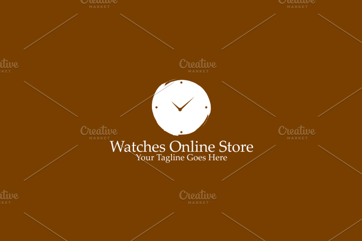 watches | Logo Template, a Branding & Logo Template by REDVY CREATIVE