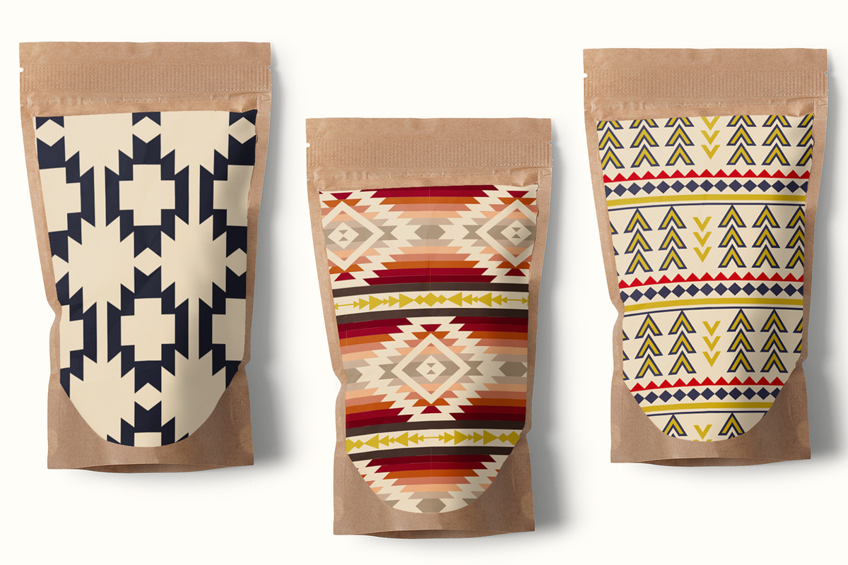 30 Southwestern Navajo Patterns Pack, a Pattern Graphic by Katrinelly