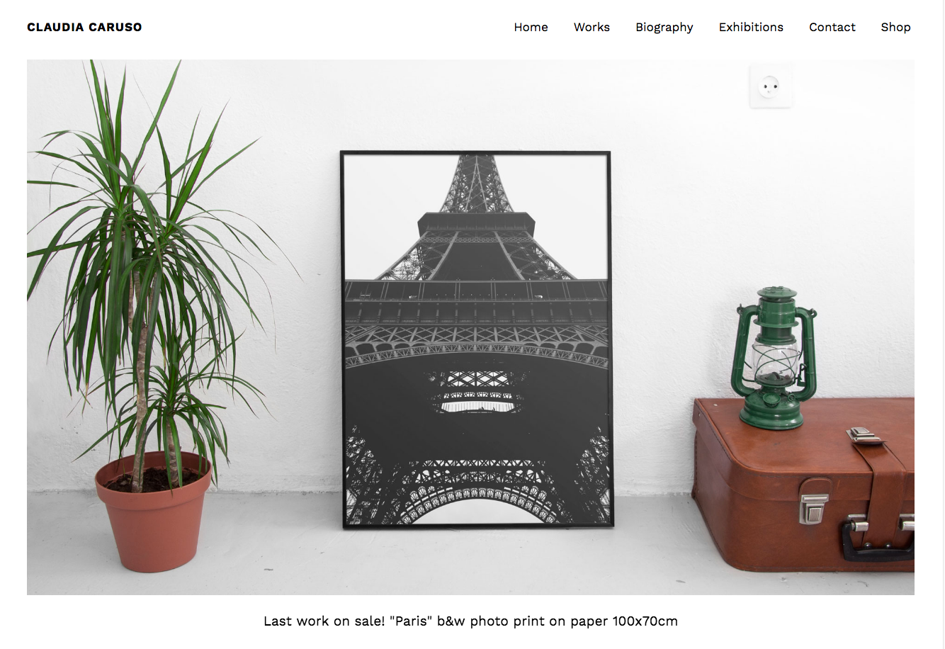 Caruso - Artist Portfolio & Art Shop, a WordPress Template by Chicle Design