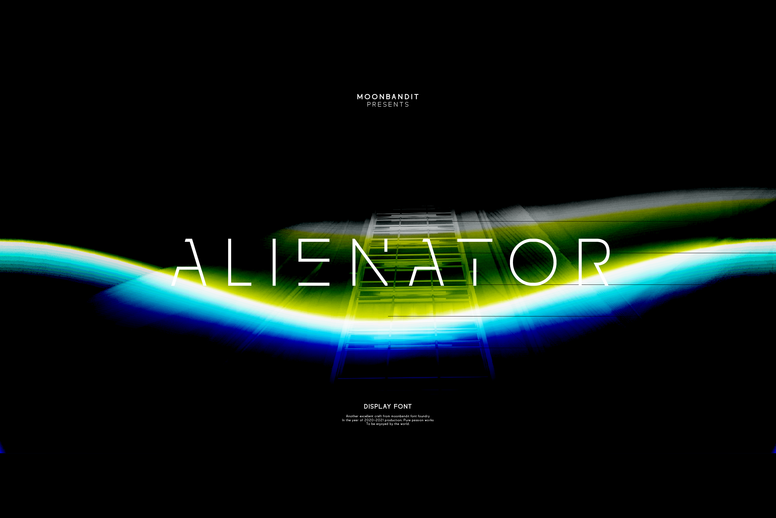 MBF Alienator - Modern Scifi font, a Sans Serif Font by MoonBandit ...