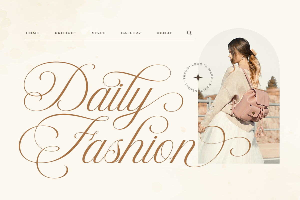 Le Maire - Modern Cursive Script Font