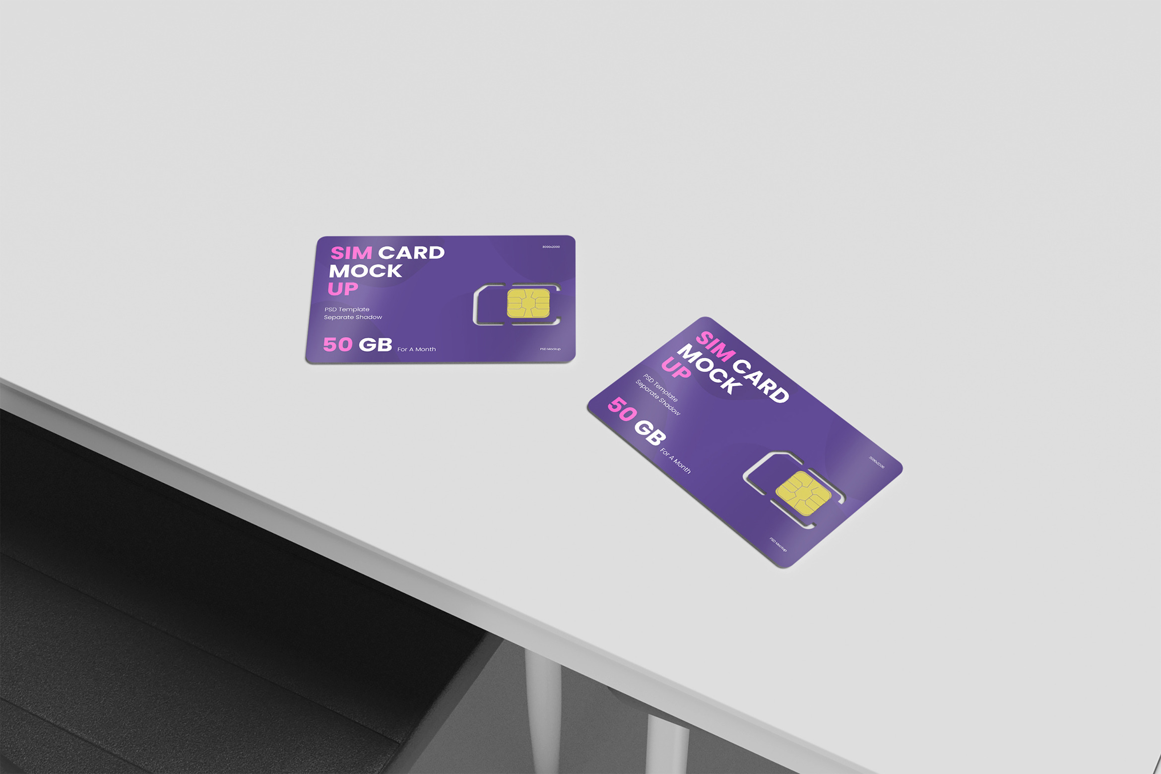 Sim Card Mockup, an Advertising Mockup by Alhaytar