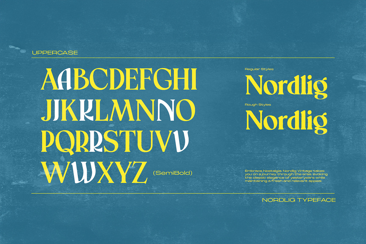 Nordlig - Display Font, a Serif Font by Prominent & Affluent