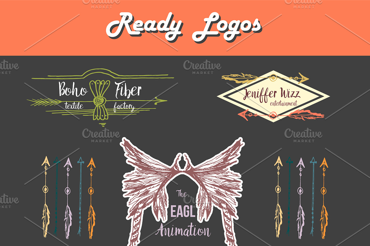 Design Kit for Her Logos, a Branding & Logo Template by TinyBerryJoy