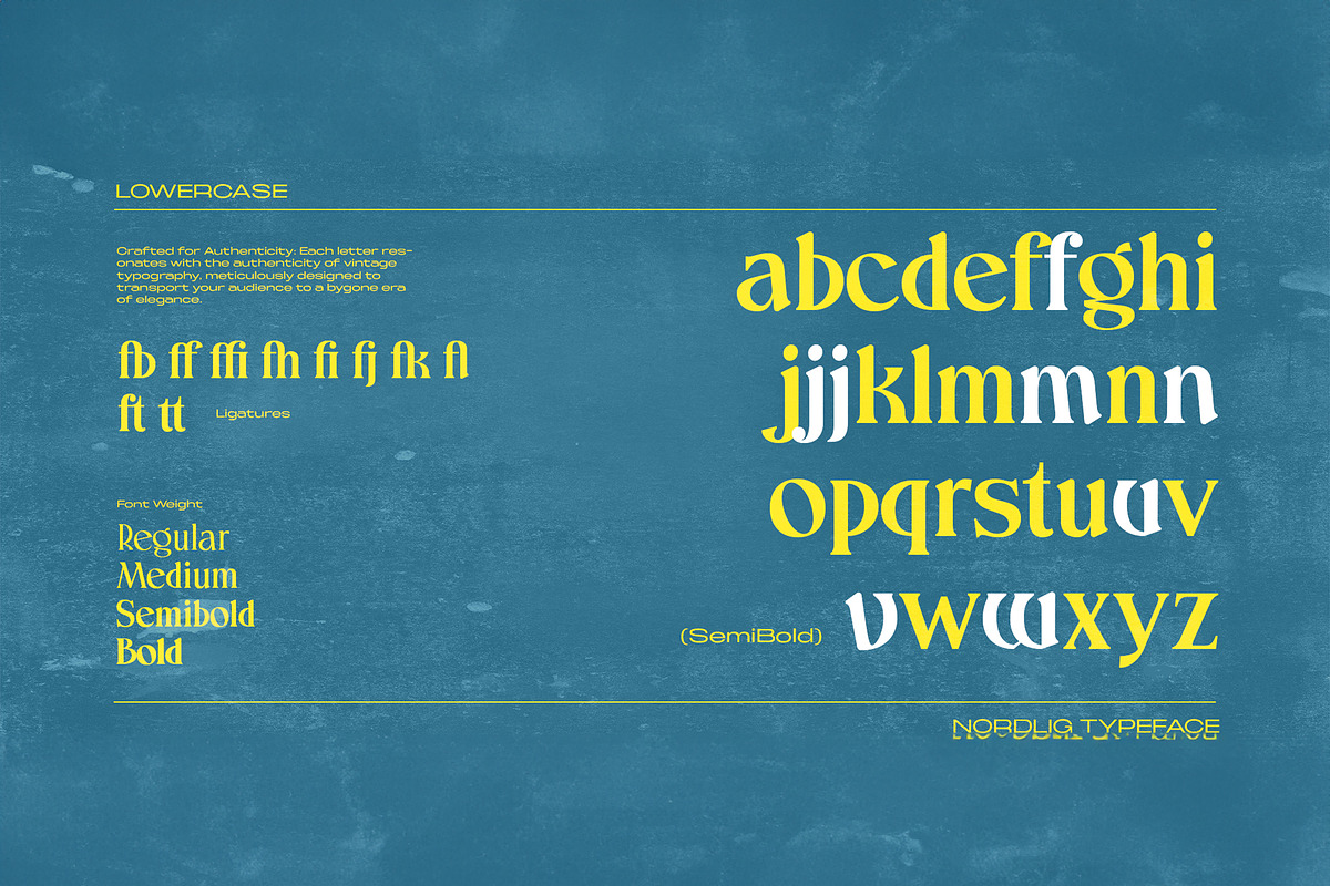 Nordlig - Display Font, a Serif Font by Prominent & Affluent