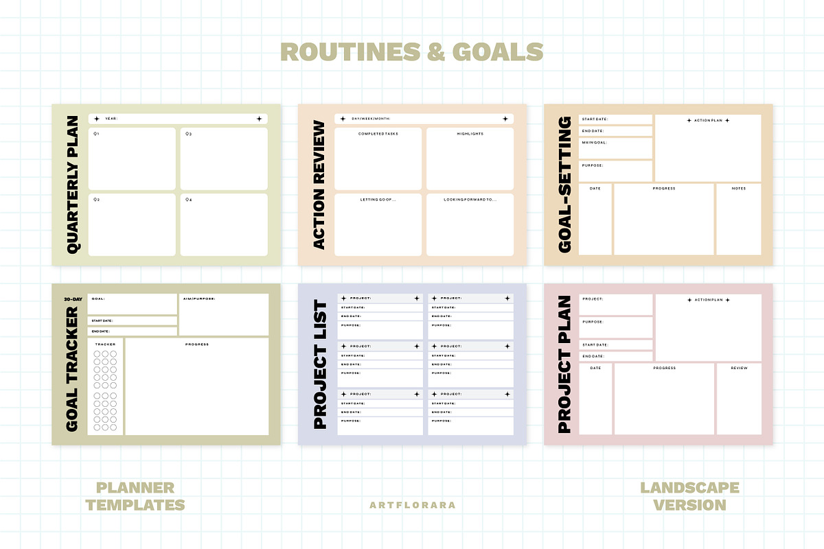 Routines and Goal Planner Collection
