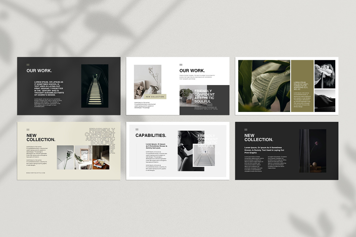 Minimal Portfolio Template, a Presentation Template by GoldenPixelStudio