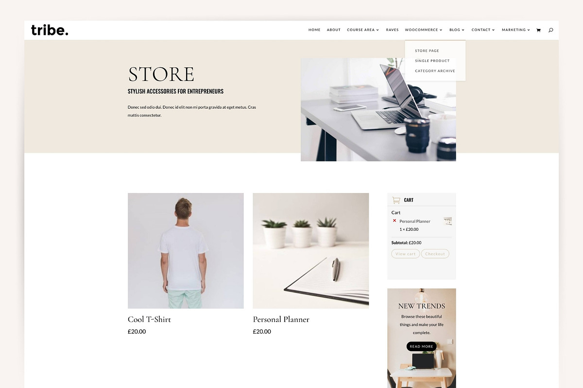 Tribe Online Course Theme For Divi, a WordPress Template by The Design ...