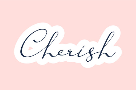 Cherish - Handwritten Font | Creative Market