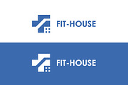 FIT-HOUSE, a Branding & Logo Template by junartmosphere | Creative Market
