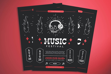 Unplugged - Poster | Flyer Templates ~ Creative Market