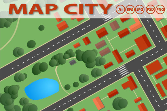 Set of maps of the city, a Background Graphic by AlexZeL