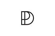 Letter P and D Logo Design, a Branding & Logo Template by FransiskaDesign