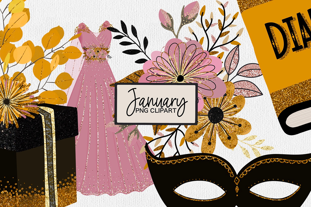 January Clipart