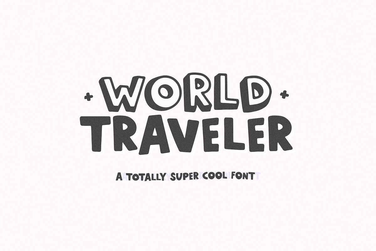 World Traveler | Handwritten Font, a Handwritten Font by KA Designs