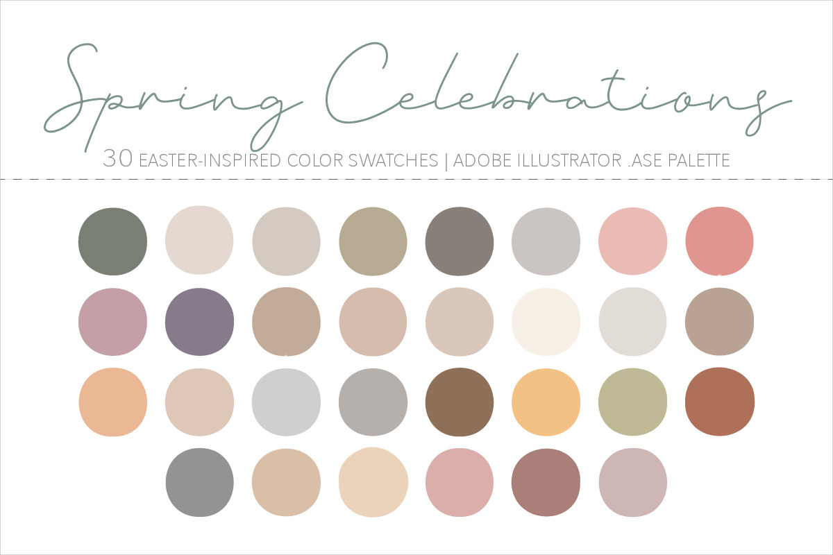Illustrator Color Palette Bundle V5, a Palette Add-On by Jennadesigns