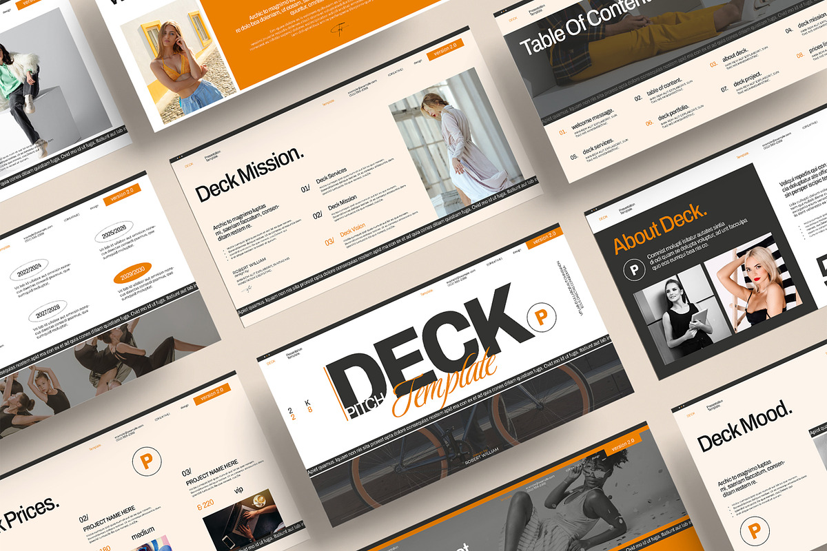Pitch Deck Presentation Template
