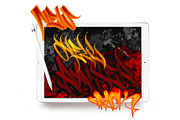 Hellraiser - Flame Calligraffiti, a Brush Add-On by Torus1