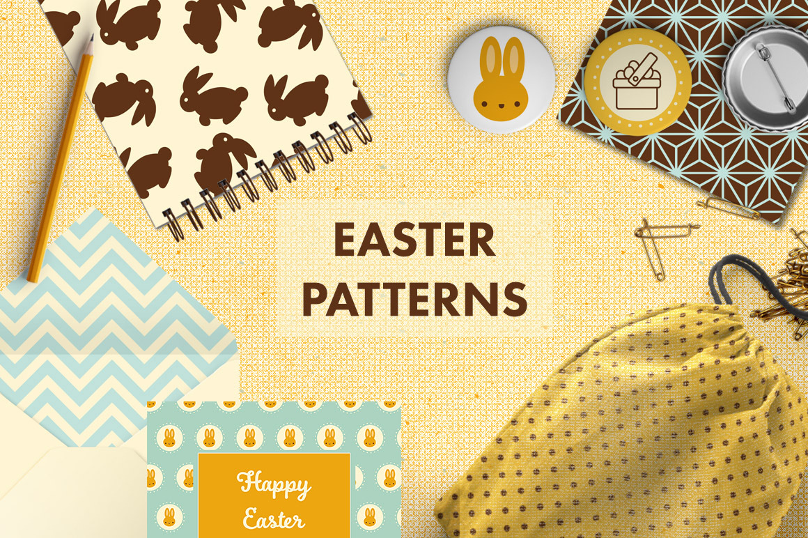 Easter Patterns, a Pattern Graphic by LuOtero