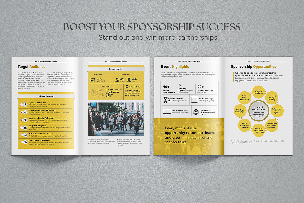 Corporate Sponsorship Proposal Deck