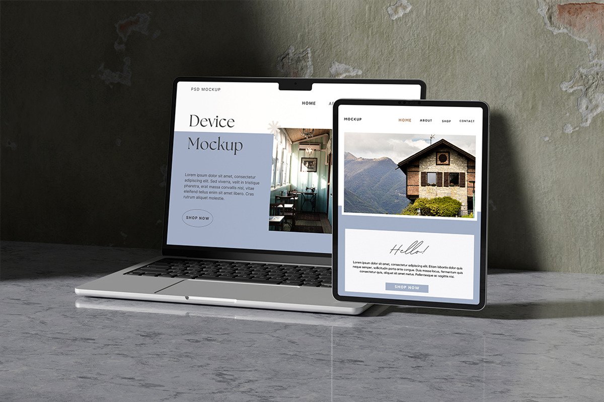 High Quality Multi Device Mockup