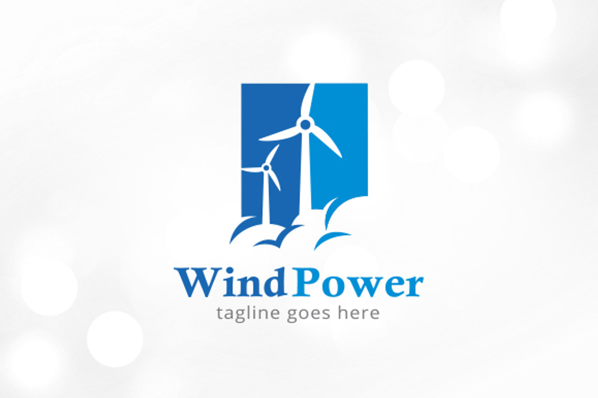Wind Power Logo Template, a Branding & Logo Template by gunaonedesign