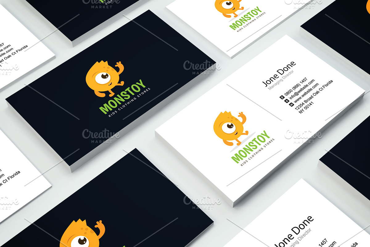Monstoy Logo, a Branding & Logo Template by Vectorwins Premium Shop