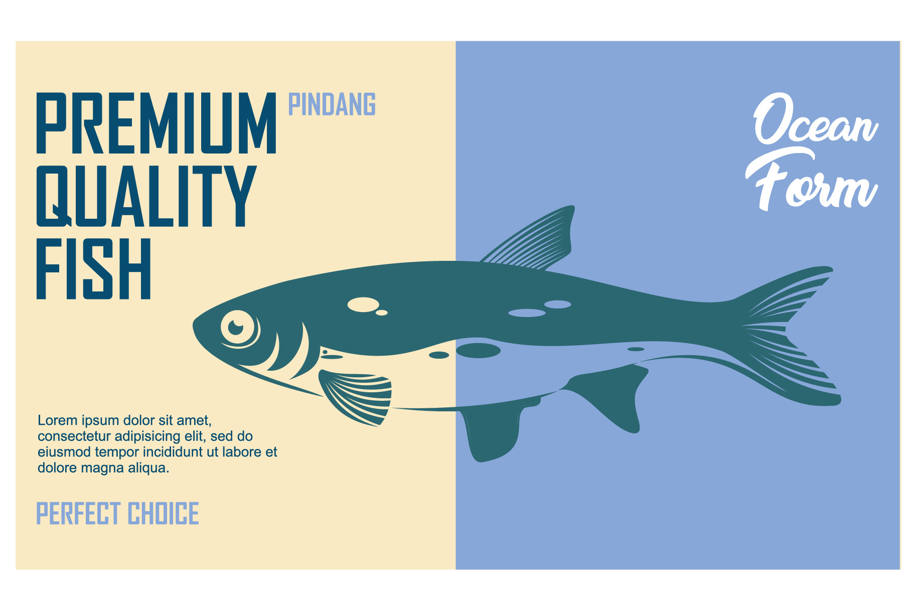 Flyer Design for Fresh Fish Products, a Flyer Template by wonderkid