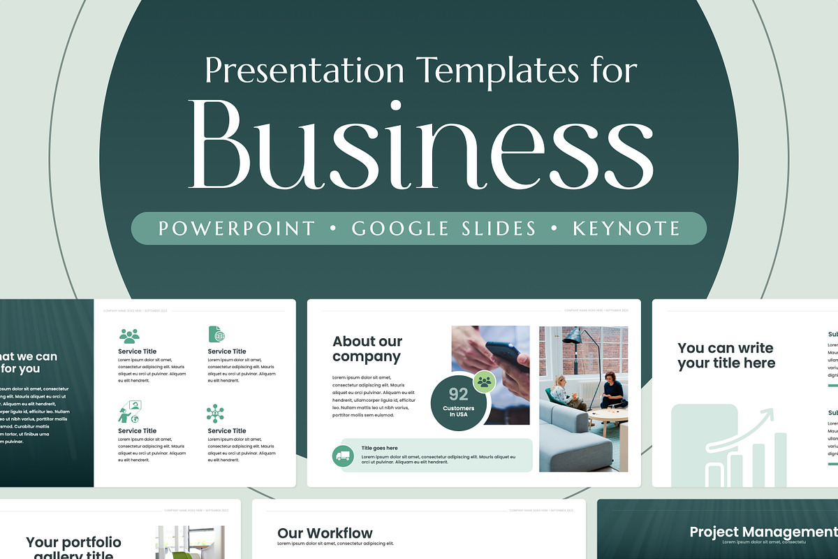 Template for Business - Google Slides and Powerpoint