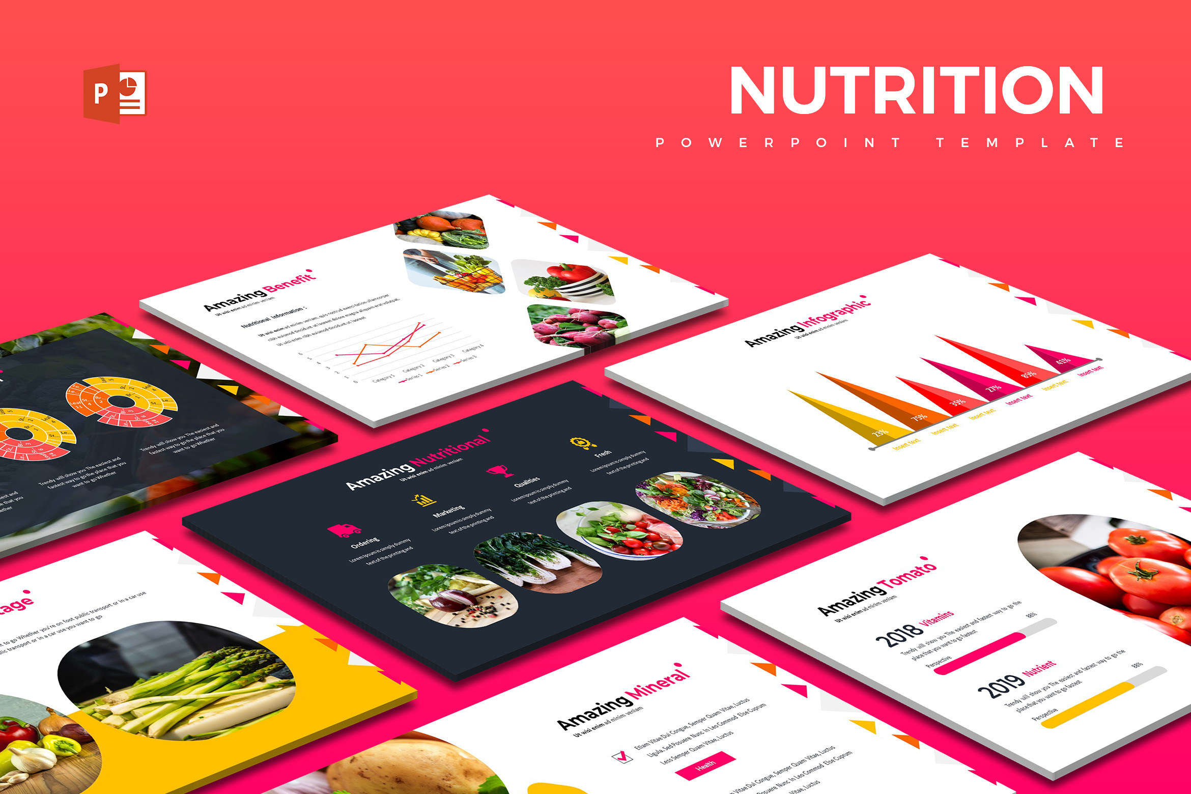 Nutrition - Powerpoint Template, a Presentation Template by AQR Studio