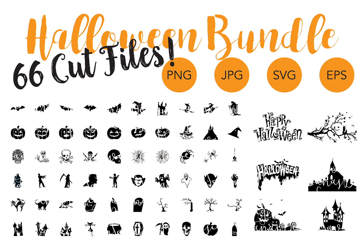 Halloween Bundle SVG Files, an Illustration by SavanasDesign