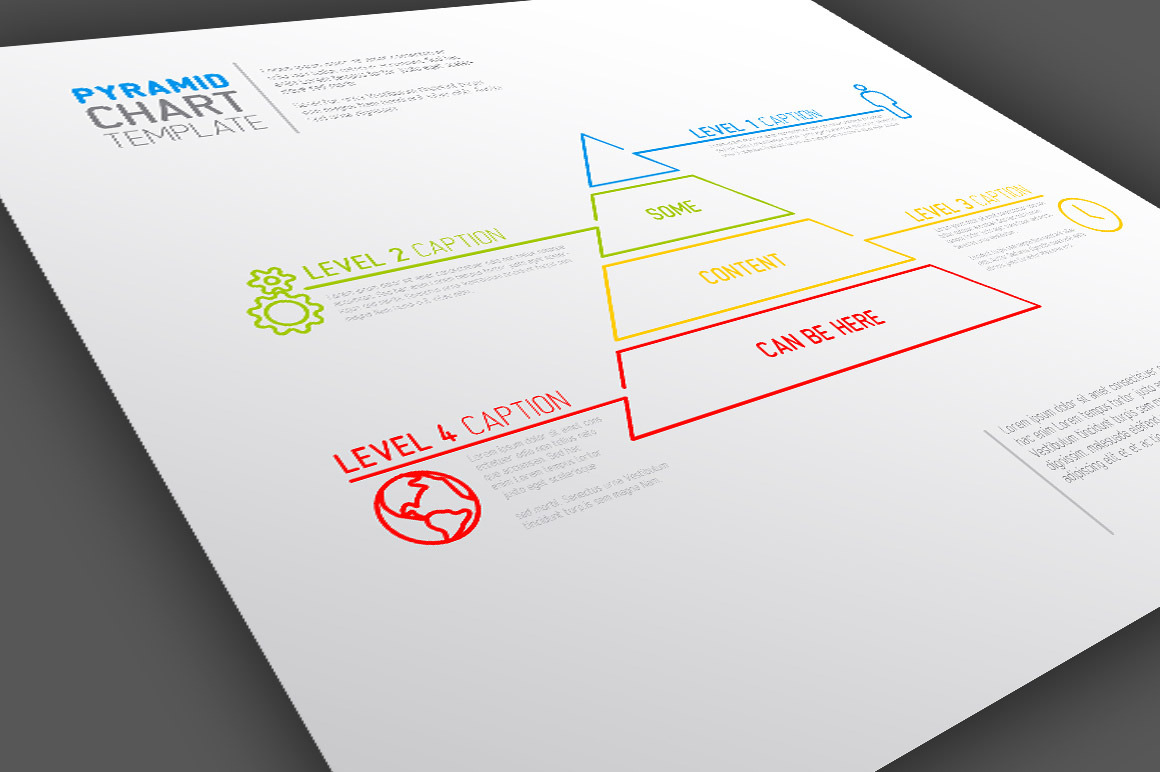 Infographic Template Pyramid Chart, a Presentation Template by Orson