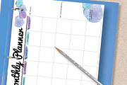 Blue Planner: A4, a Stationery Template by Stick with Sam