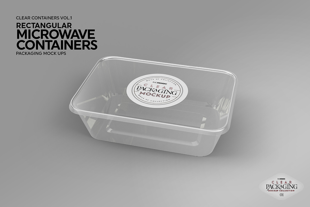 Microwave Containers PackagingMockup, a Cups & Container Mockup by ...