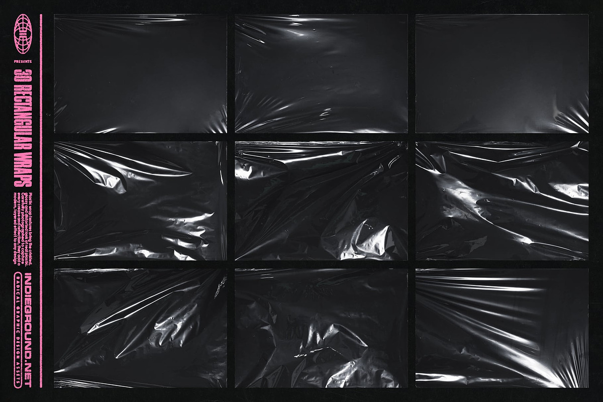 Plastic Textures, a Texture Graphic by Indieground Design Inc.