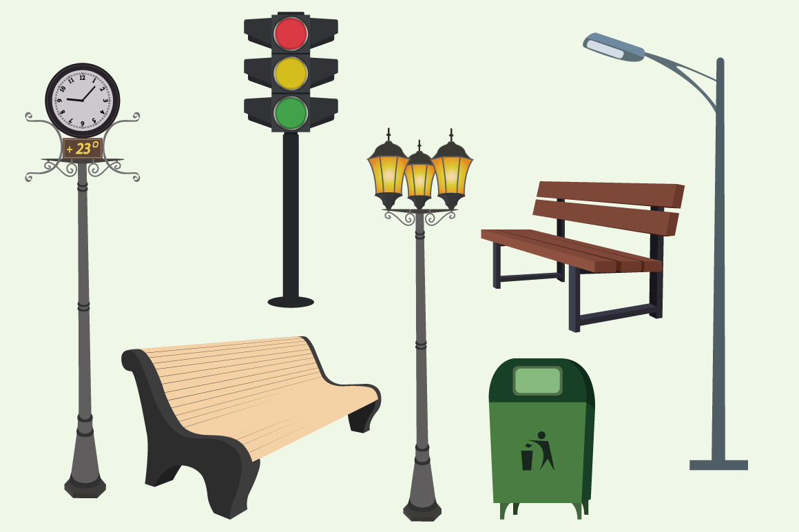City objects, a Graphic by Tomass2015