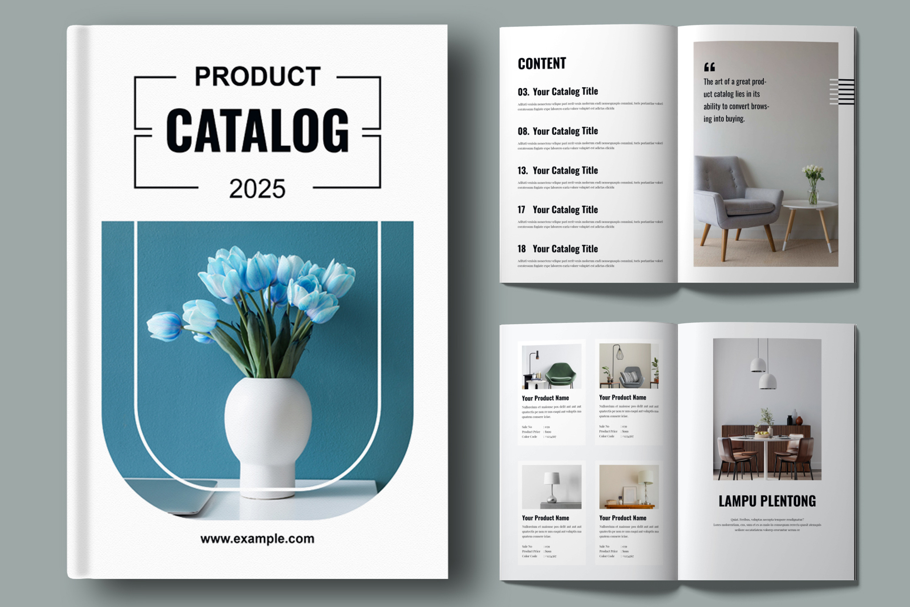 Modern Product Catalog Layout