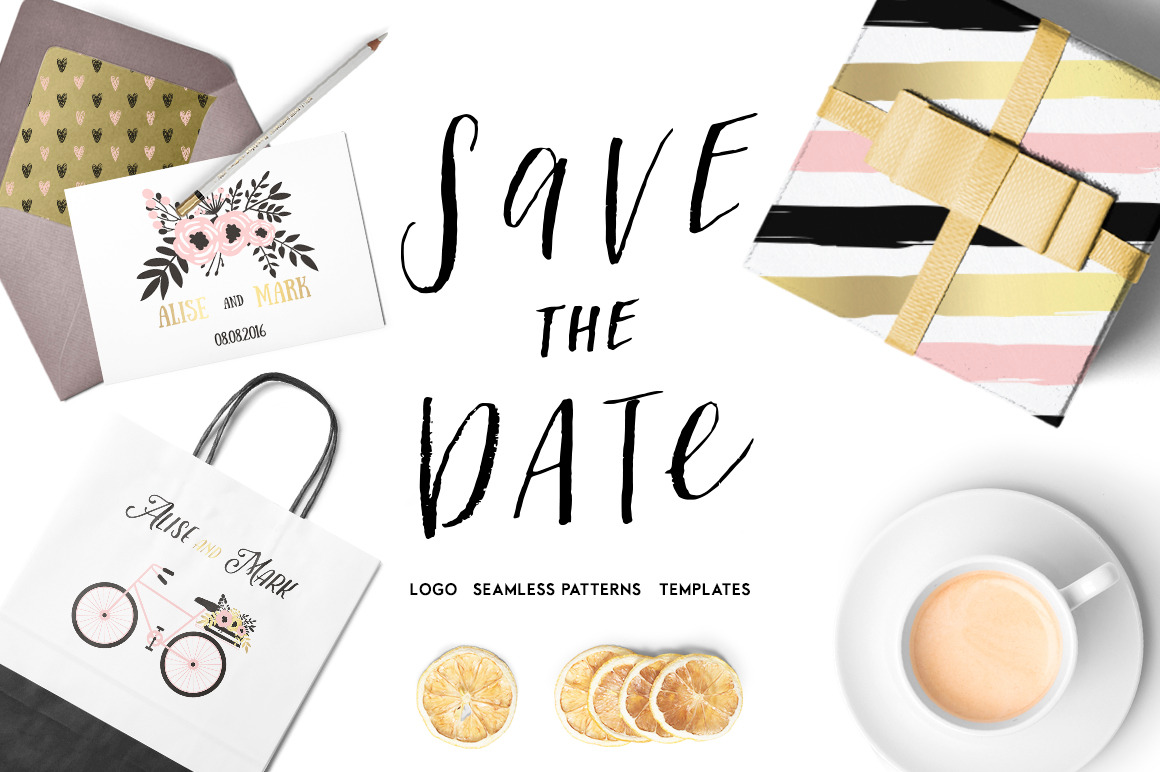 Save the date kit, an Object Graphic by Artnis