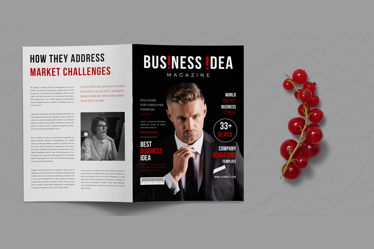 Business Magazine Layout