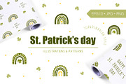 St. Patrick’s day rainbows | Graphic Objects ~ Creative Market