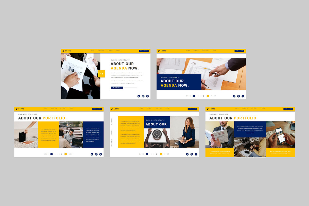 LOTTE Powerpoint Template, a Presentation Template by Yo Slide