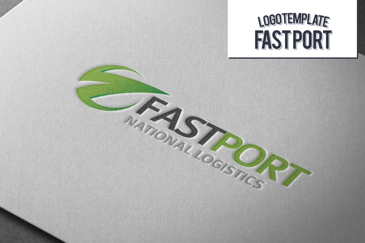 Fast Port Logo, a Branding & Logo Template by Exit3 | Creative Market