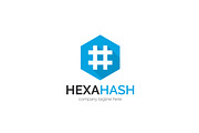 Hexa Hash Logo, a Branding & Logo Template by XpertgraphicD
