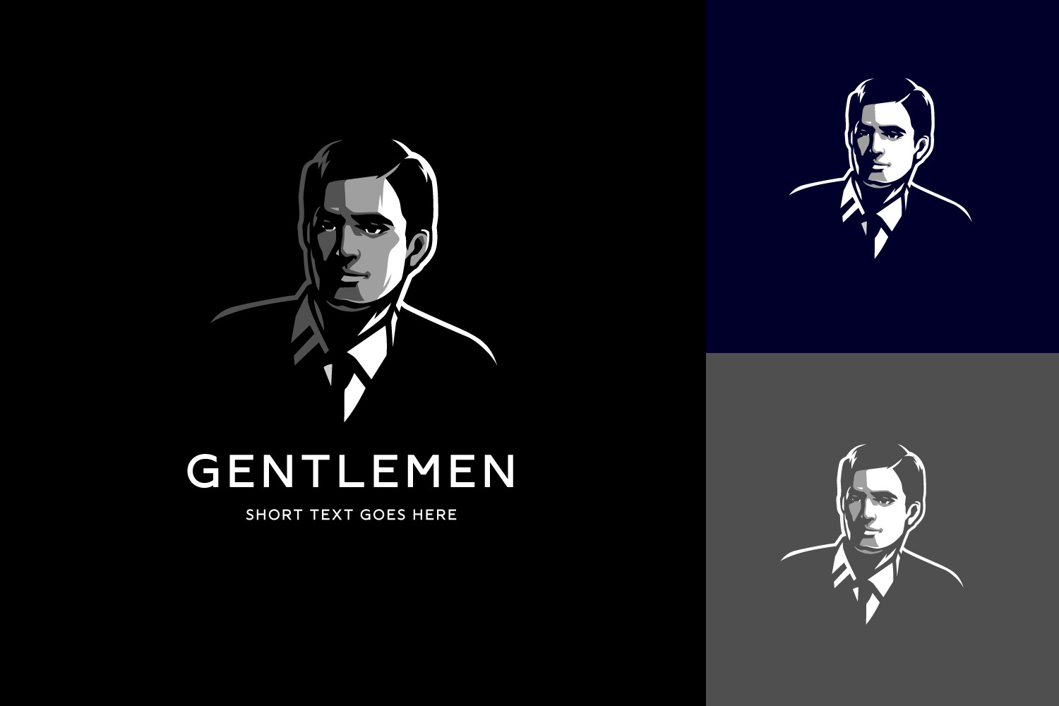 Vintage Gentlemen Logo, a Branding & Logo Template by tkzgraphic