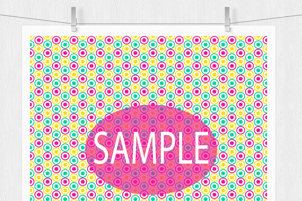 Bright Digital Paper Patterns, a Pattern Graphic by Leska's Digitals