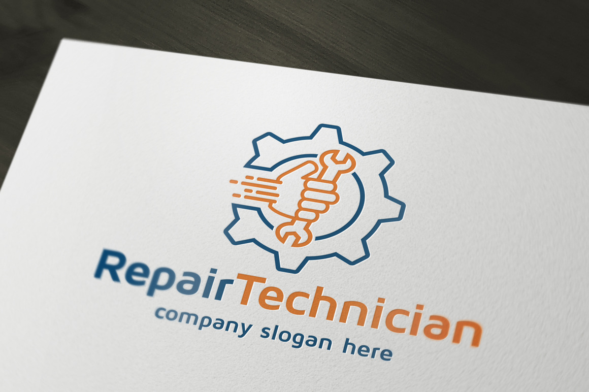 Repair Technician, a Branding & Logo Template by dm243