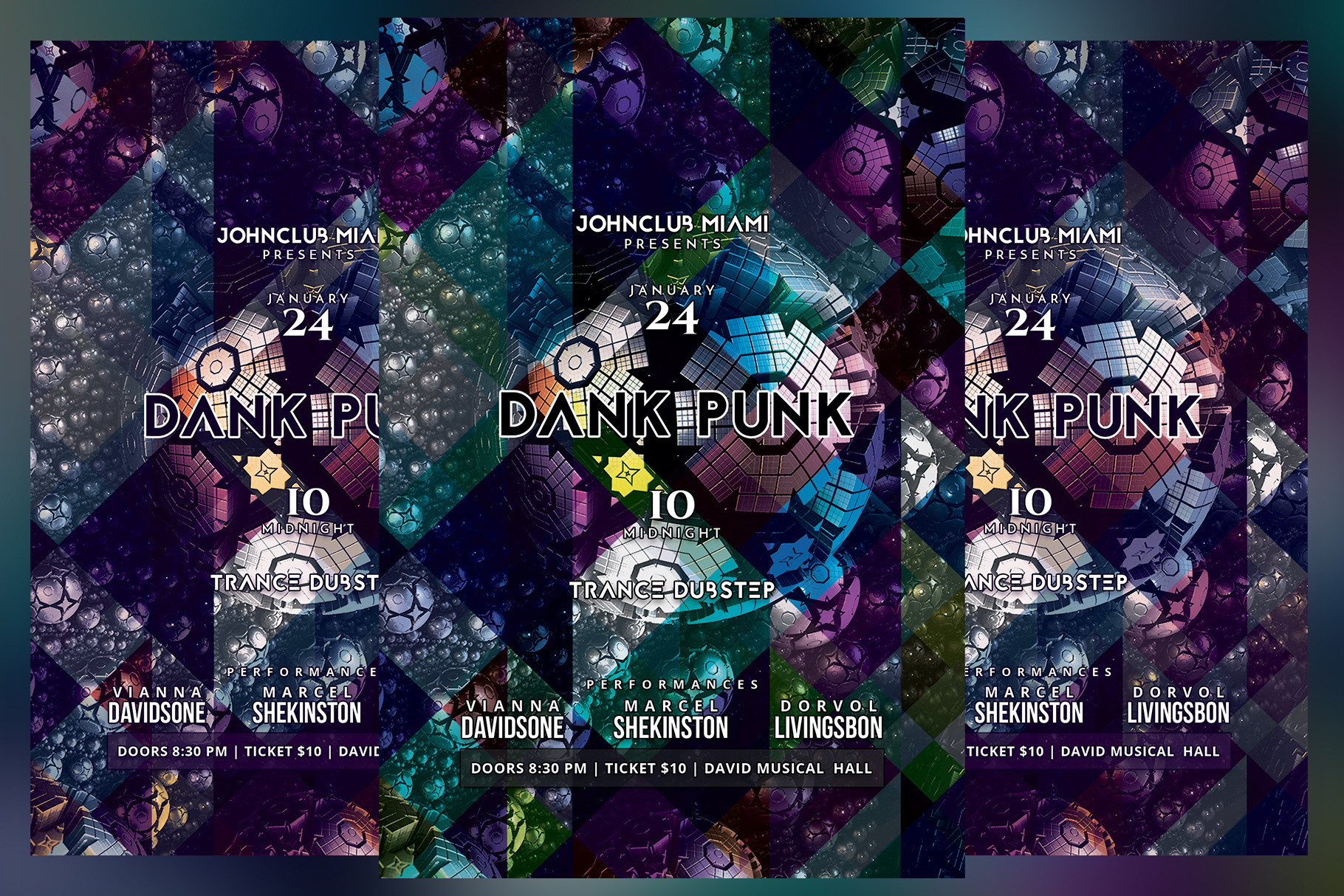 Dank Punk Flyer, a Templates & Theme by KiraYamato Design Studio