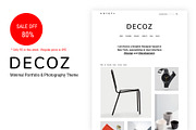 Decoz - Minimal Portfolio WordPress, a WordPress Template by kaiwp